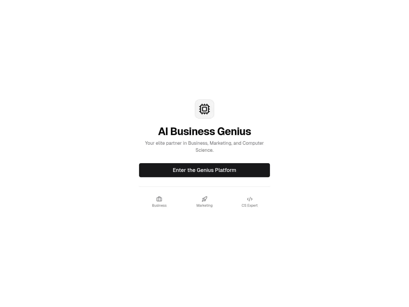 AI Business Genius