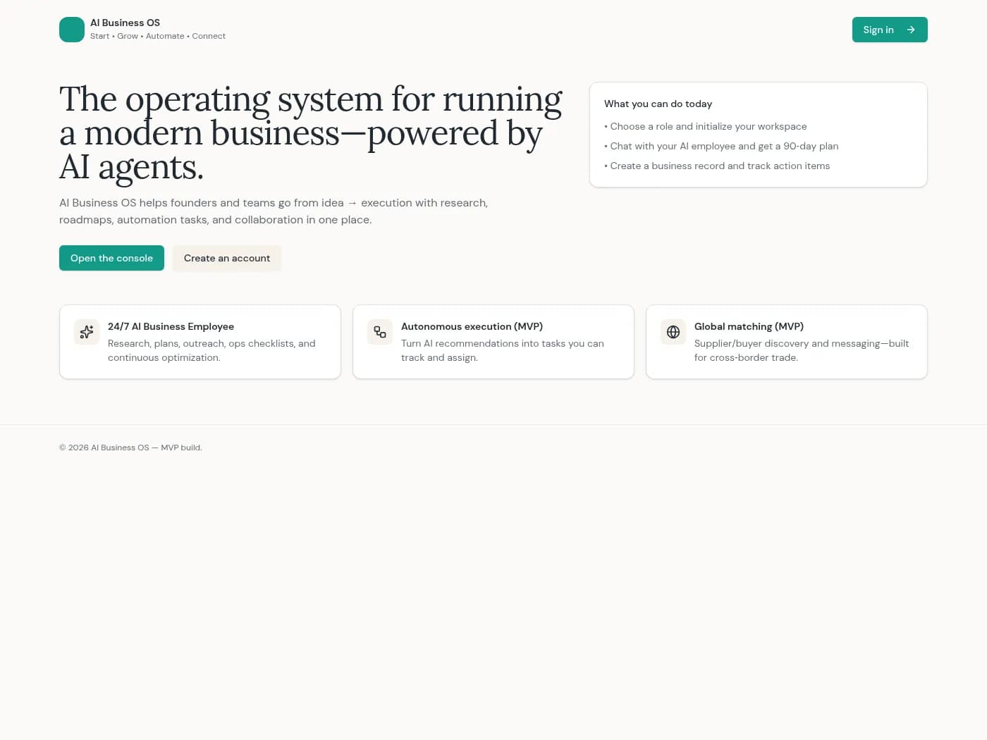 AI Business OS