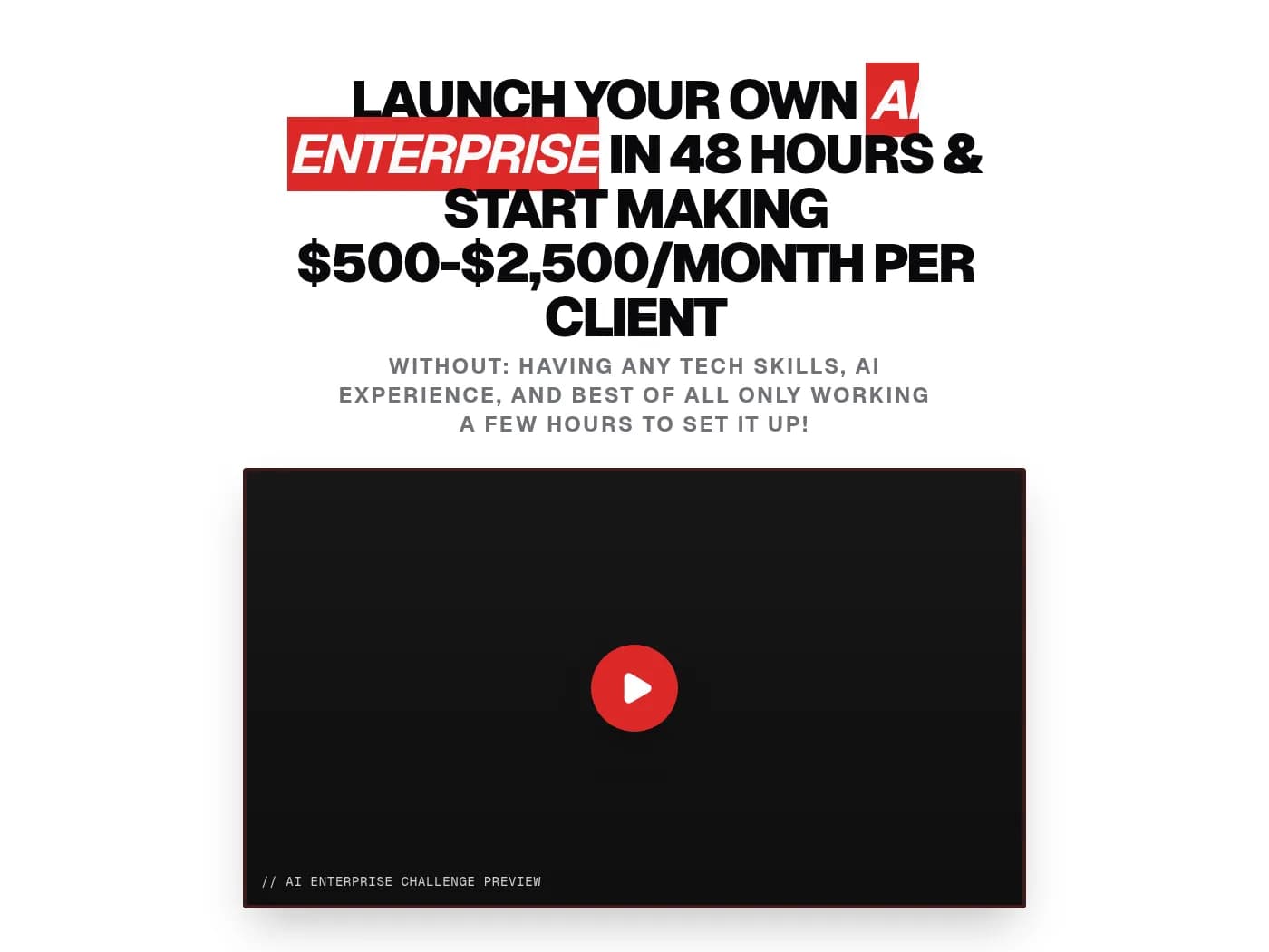 AI Enterprise Business Site