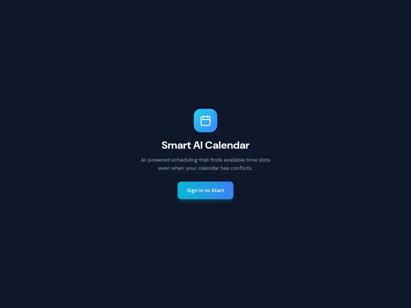 Smart AI Calendar