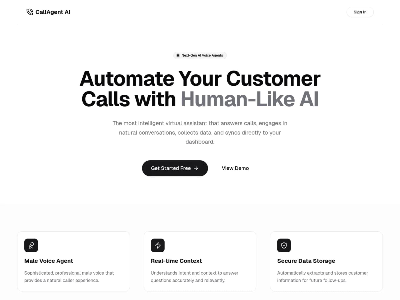 AI Call Agent
