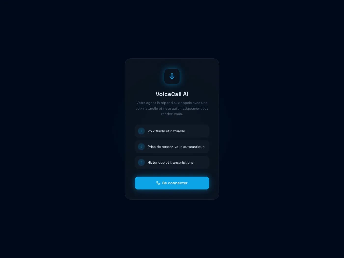 VoiceCall AI Agent