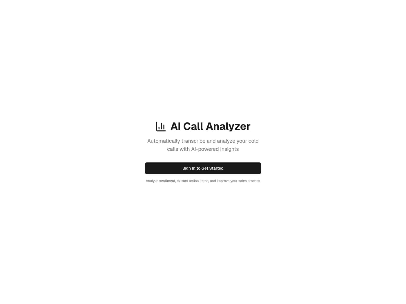 AI Cold Call Analyzer