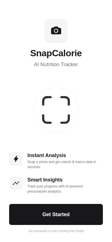 SnapCalorie AI Tracker