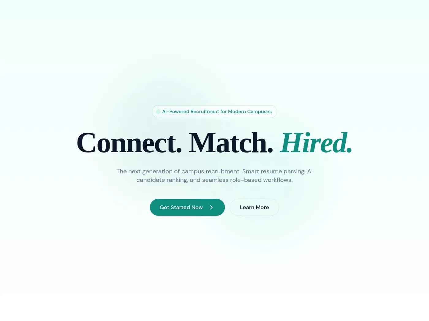 AI Campus Recruiter