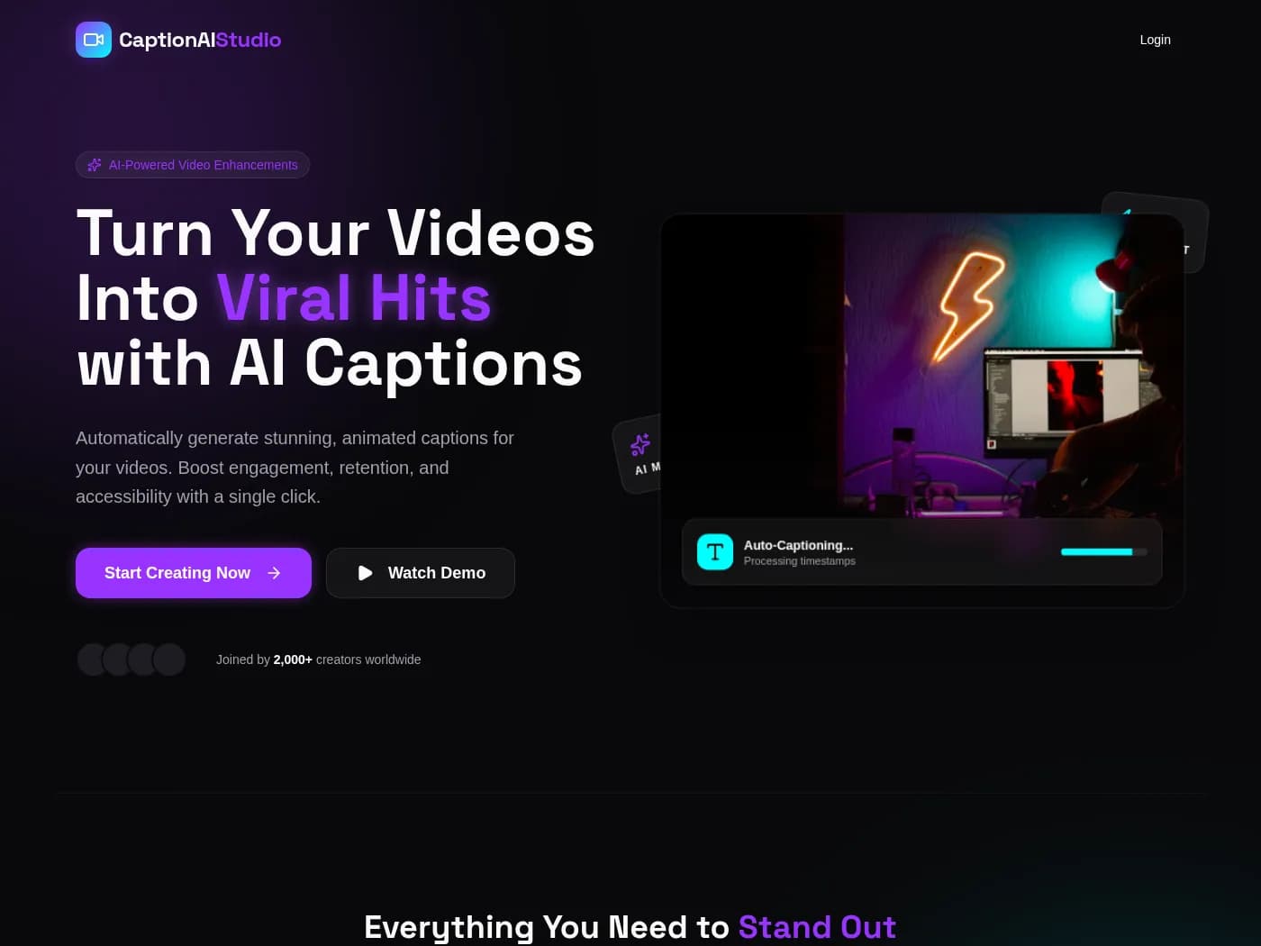 CaptionAI Studio