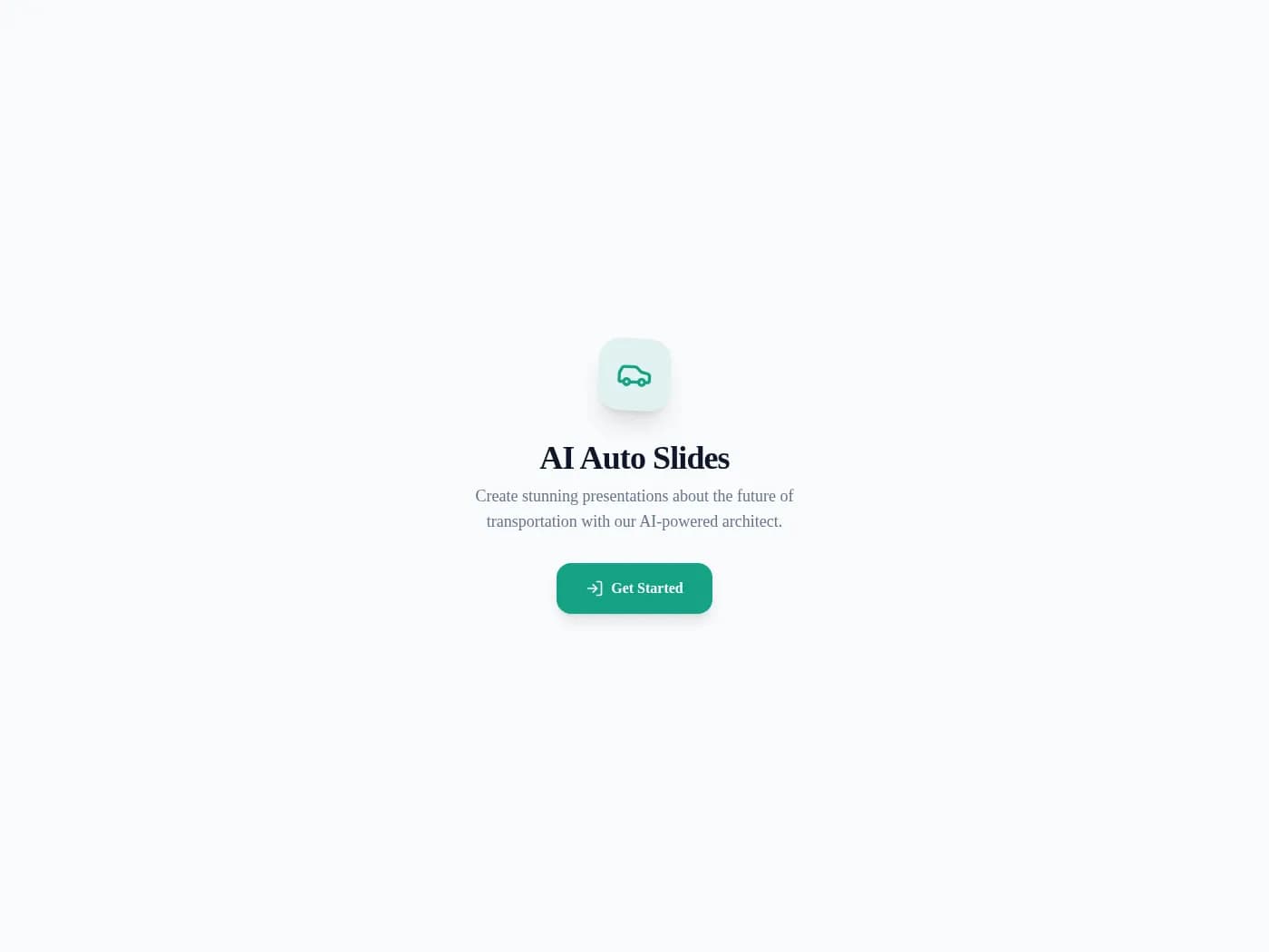 AI Automatic Cars Slides