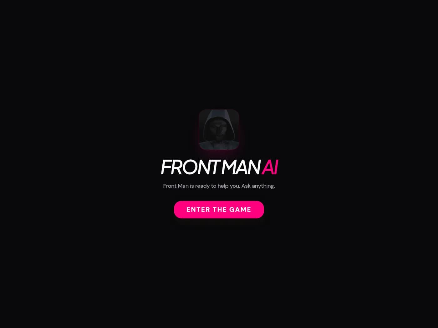 Front man AI Web App
