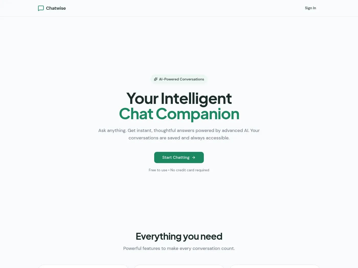 Chatwise AI Assistant
