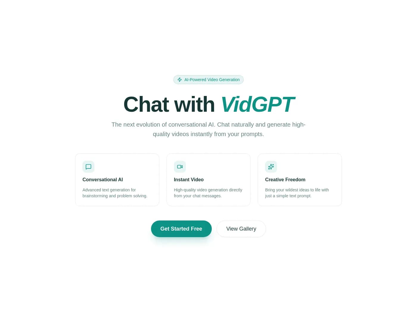VidGPT AI Chat