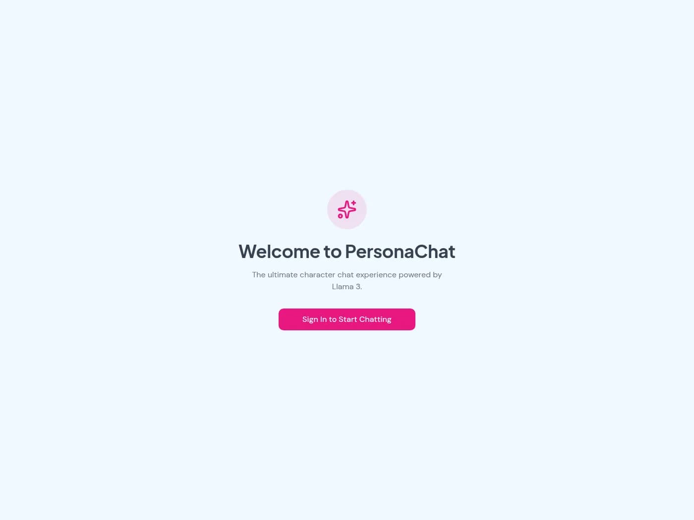 PersonaChat AI Web