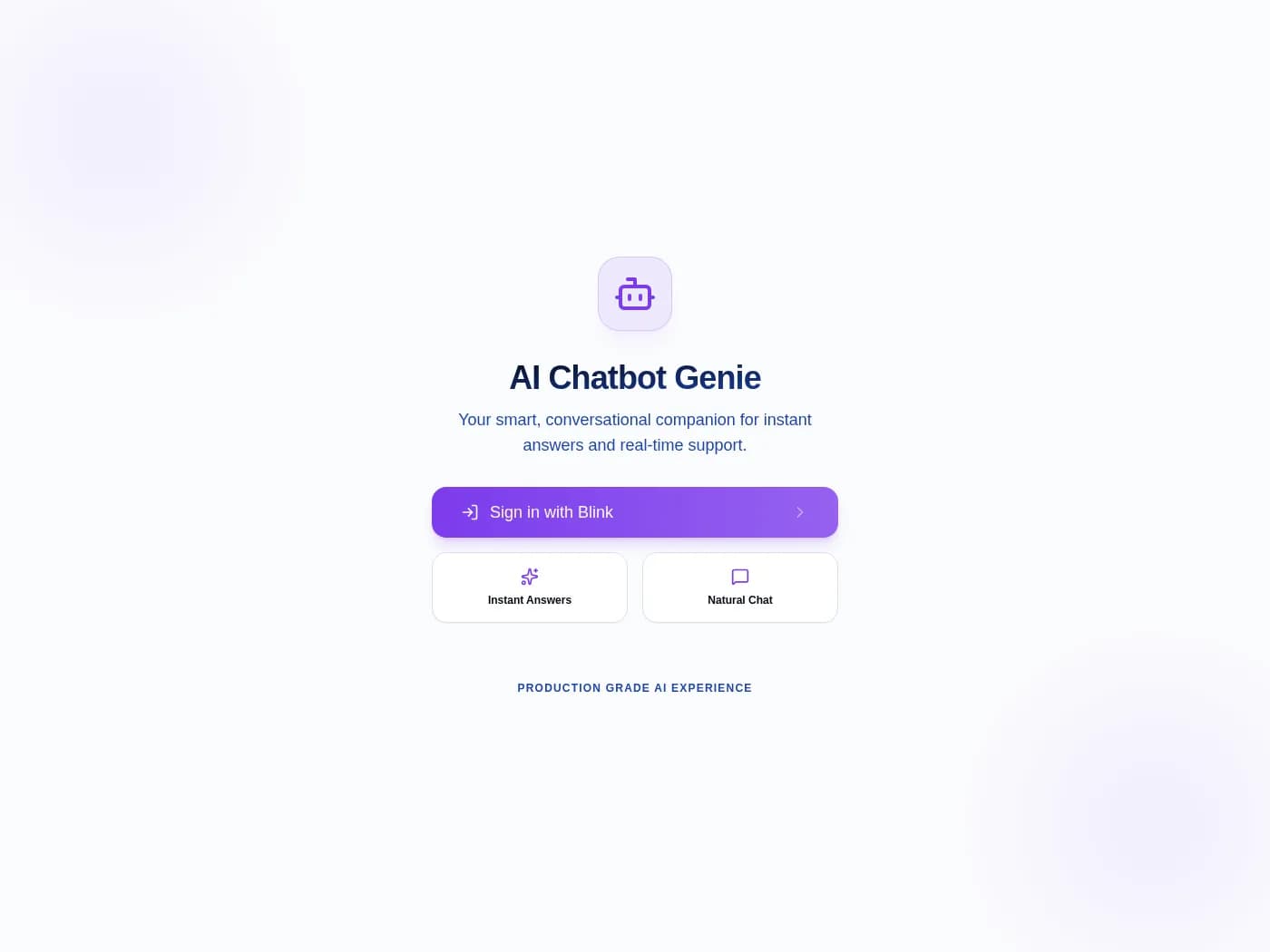 AI Chatbot Genie