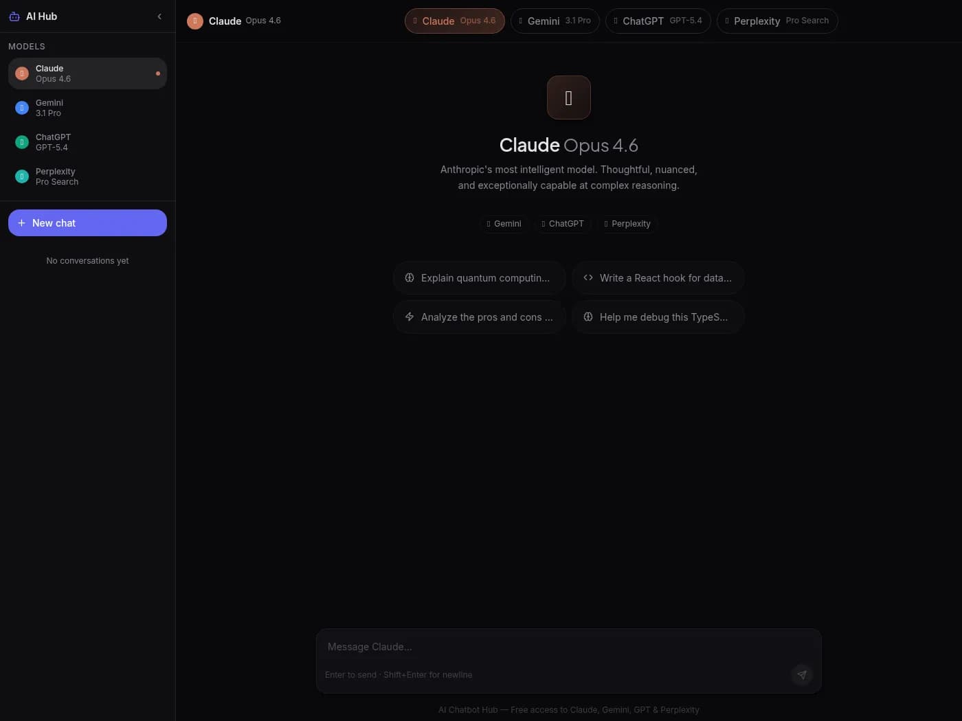 AI Chatbot Clone Hub