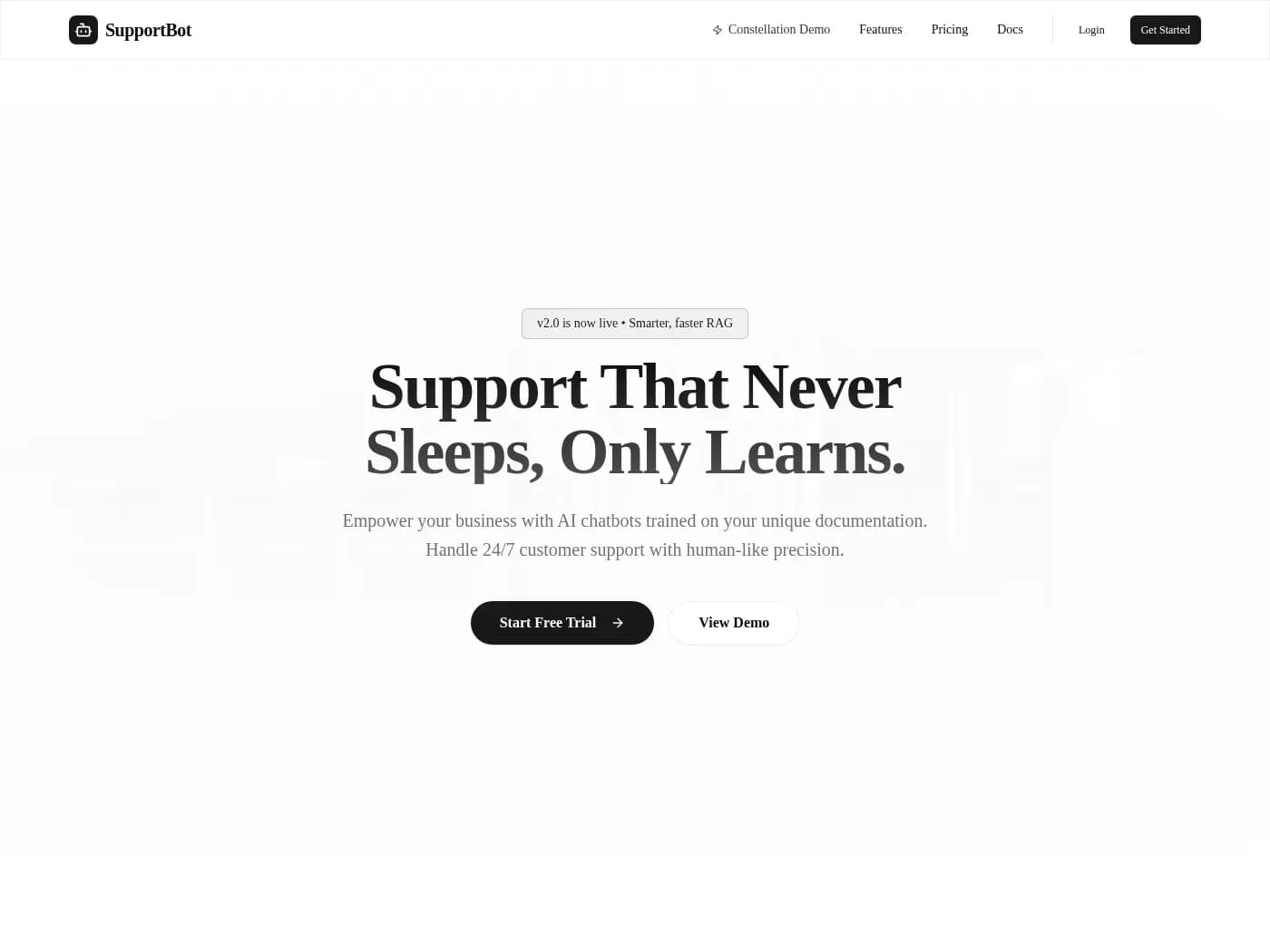 SupportBot Platform