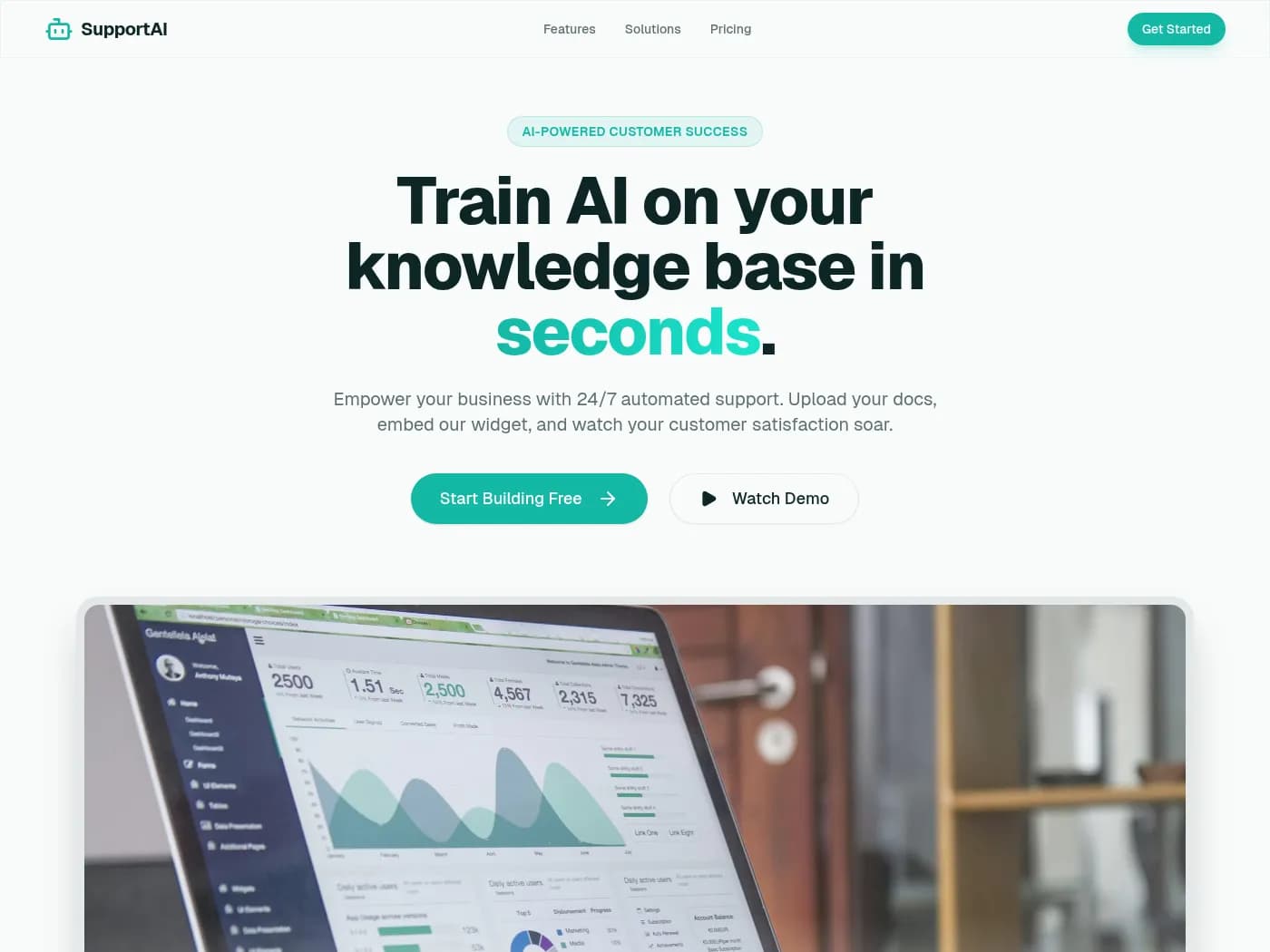 AI Support Chatbot Platform