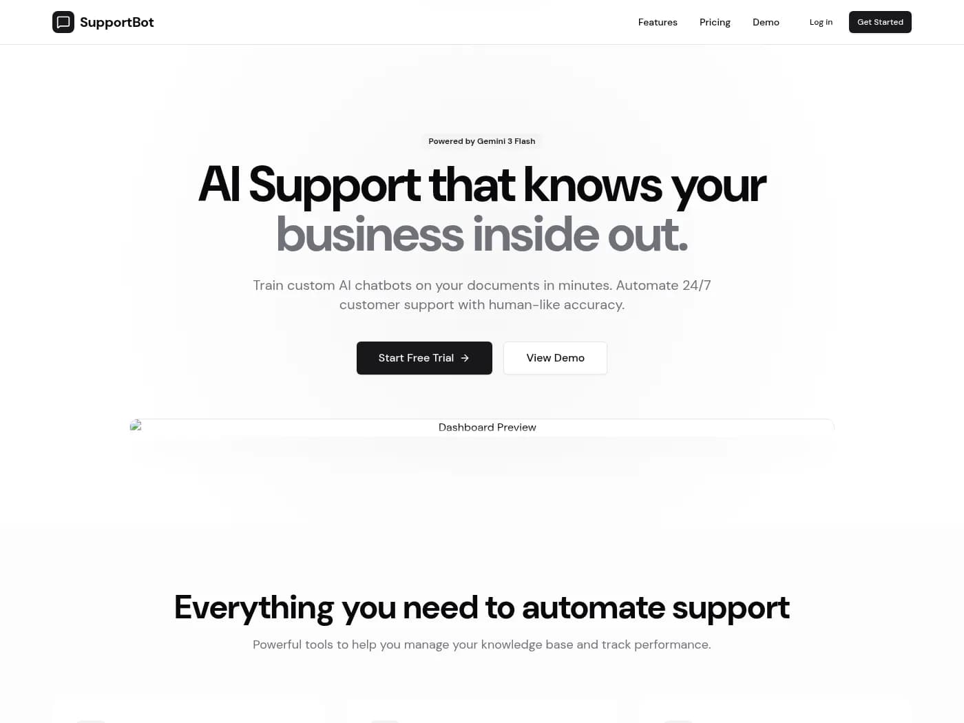 SupportBot Platform