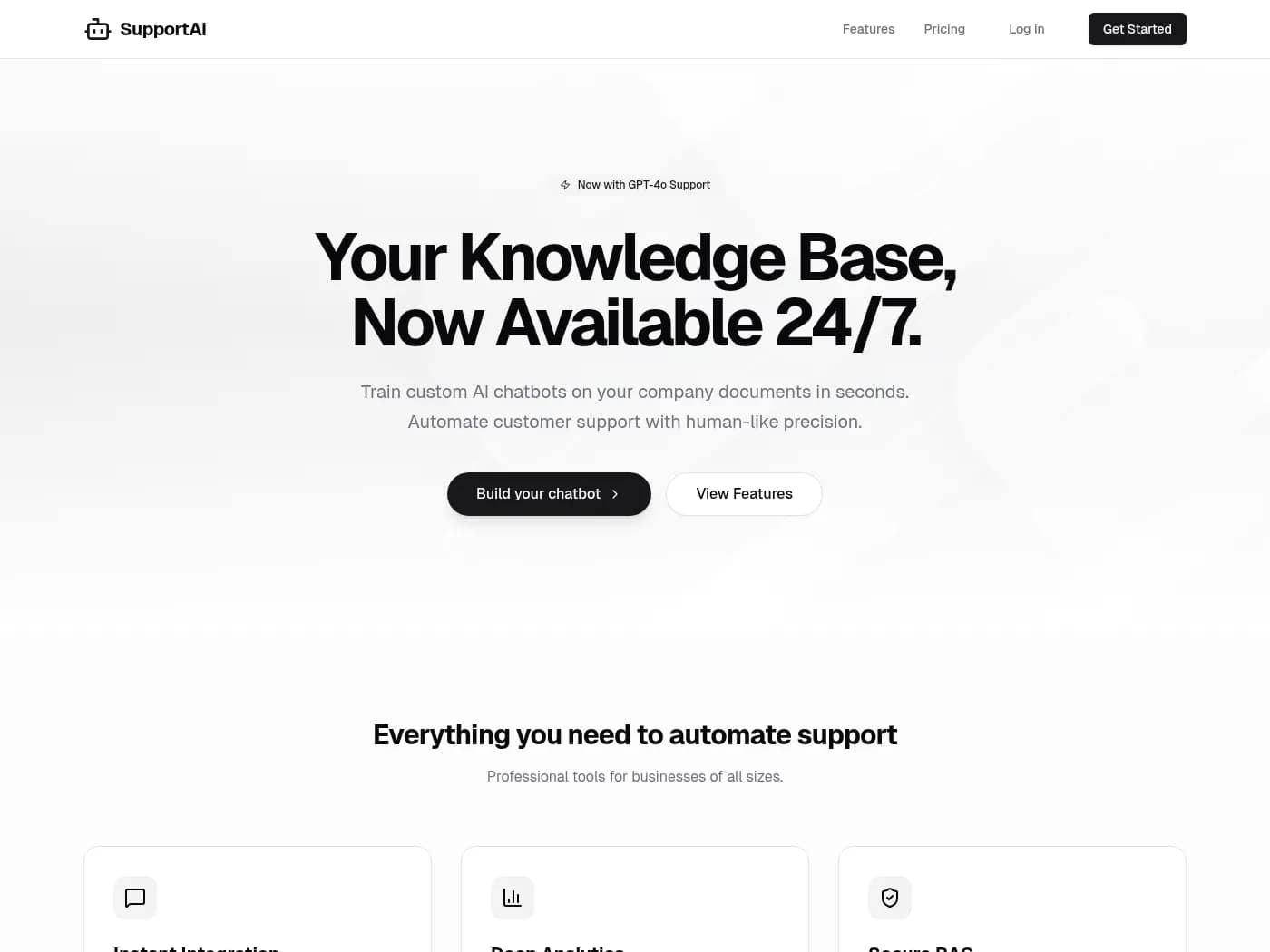 AI Support Chat Platform