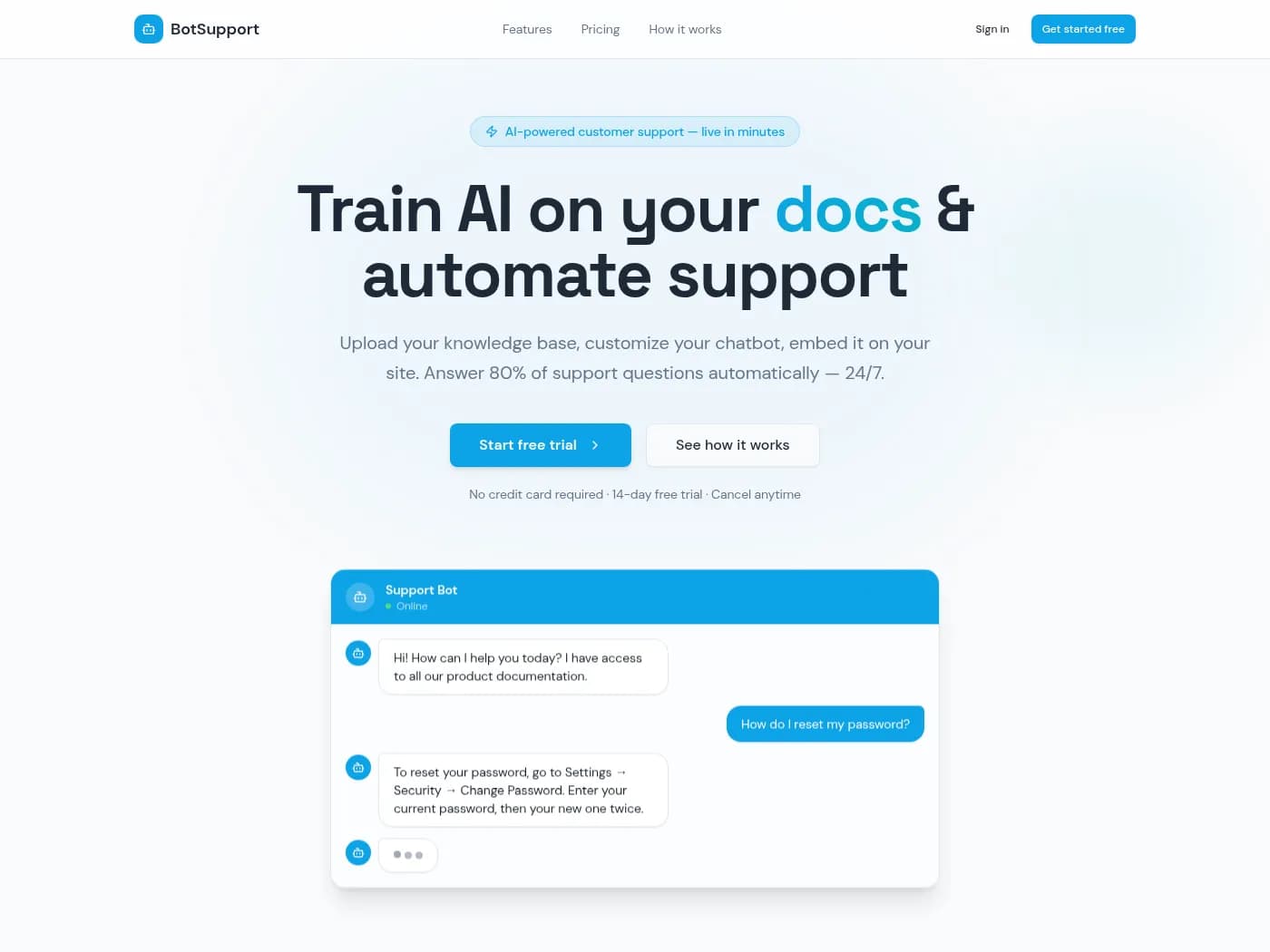 BotSupport Platform