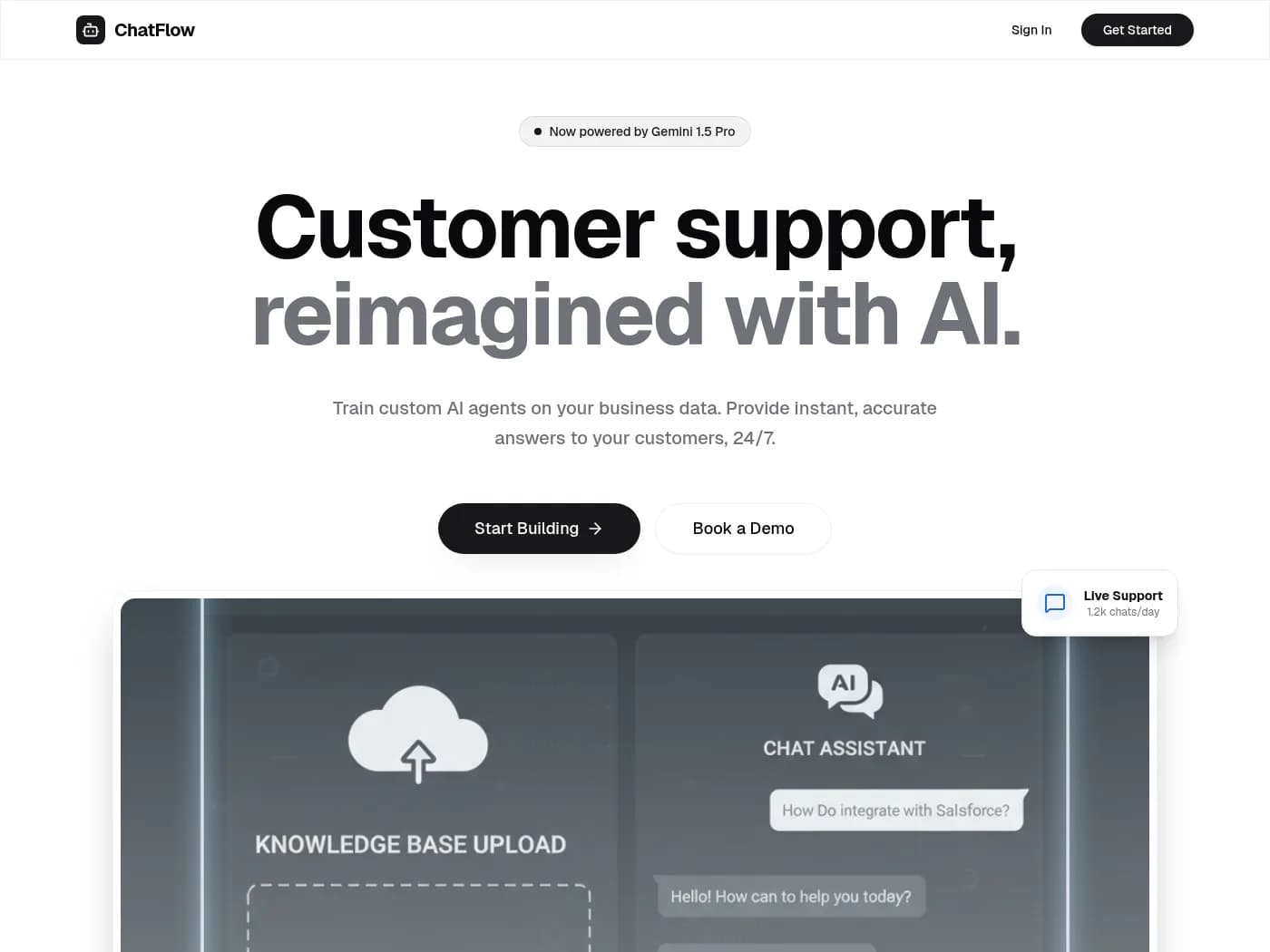 AI Support Chatbot Platform
