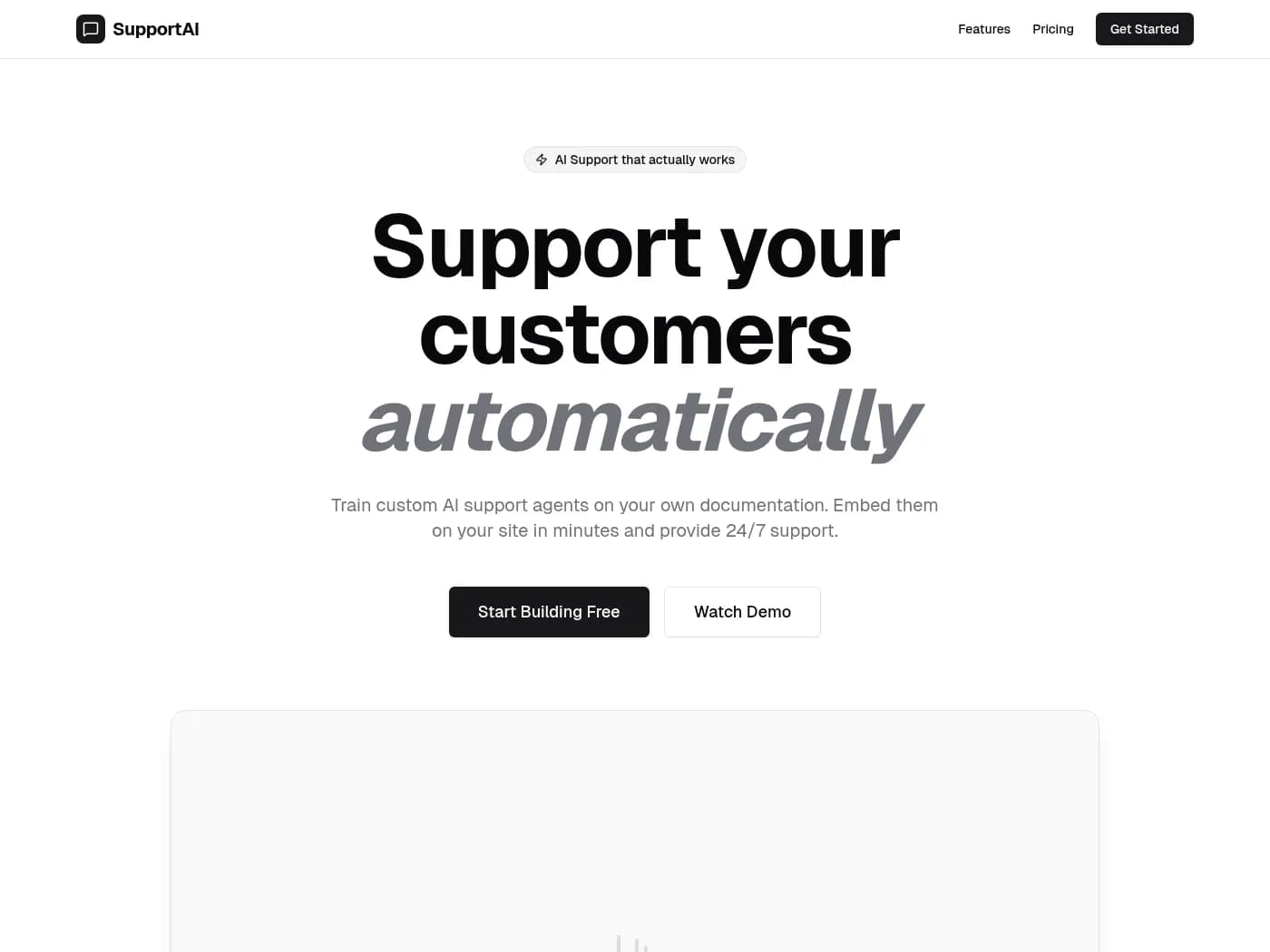 AI Support Chat Platform