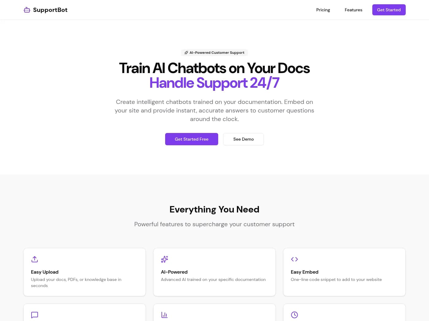 SupportBot Platform