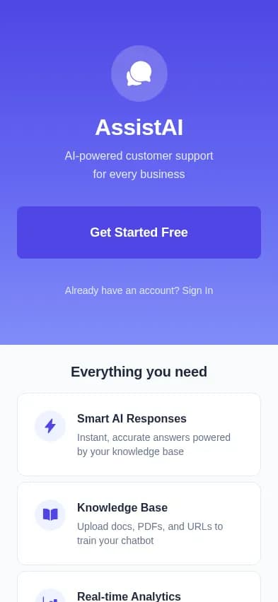 AssistAI Platform