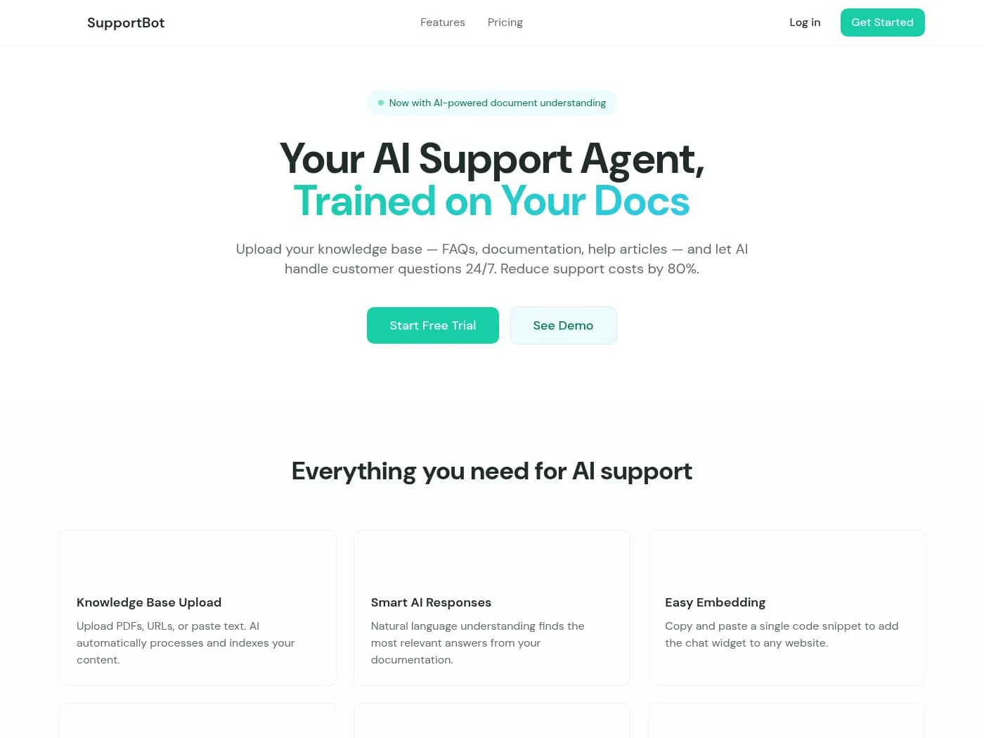 SupportBot Platform