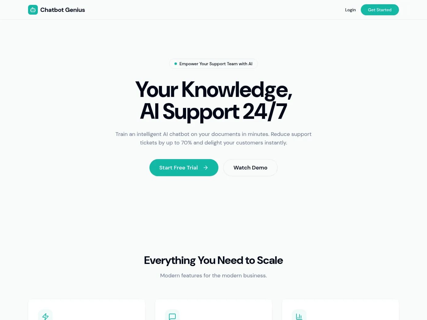 Chatbot Genius Platform