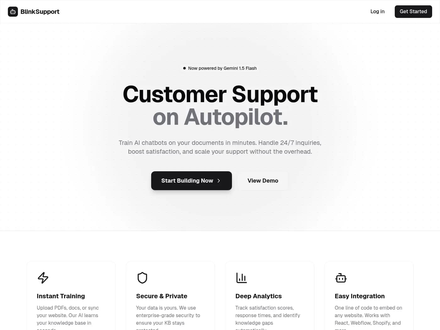 AI Support Chatbot Platform