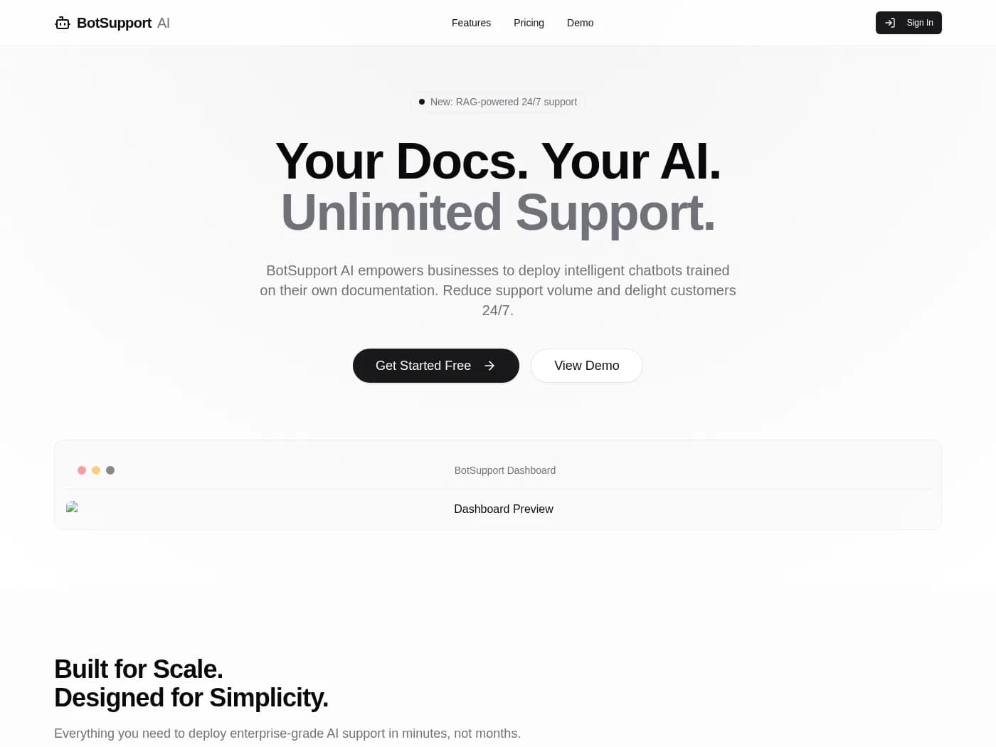 BotSupport AI Platform