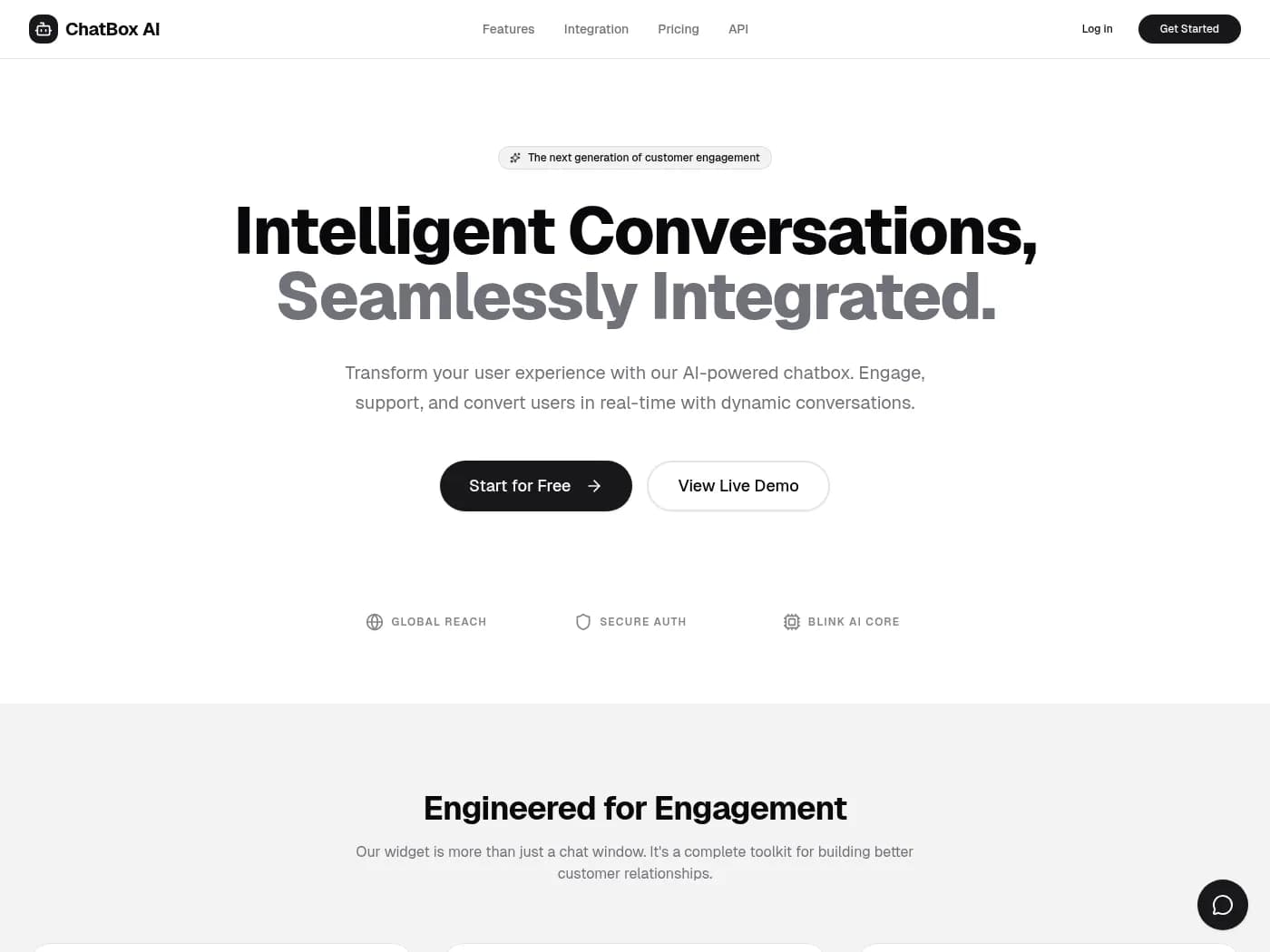 AI Chatbox Widget