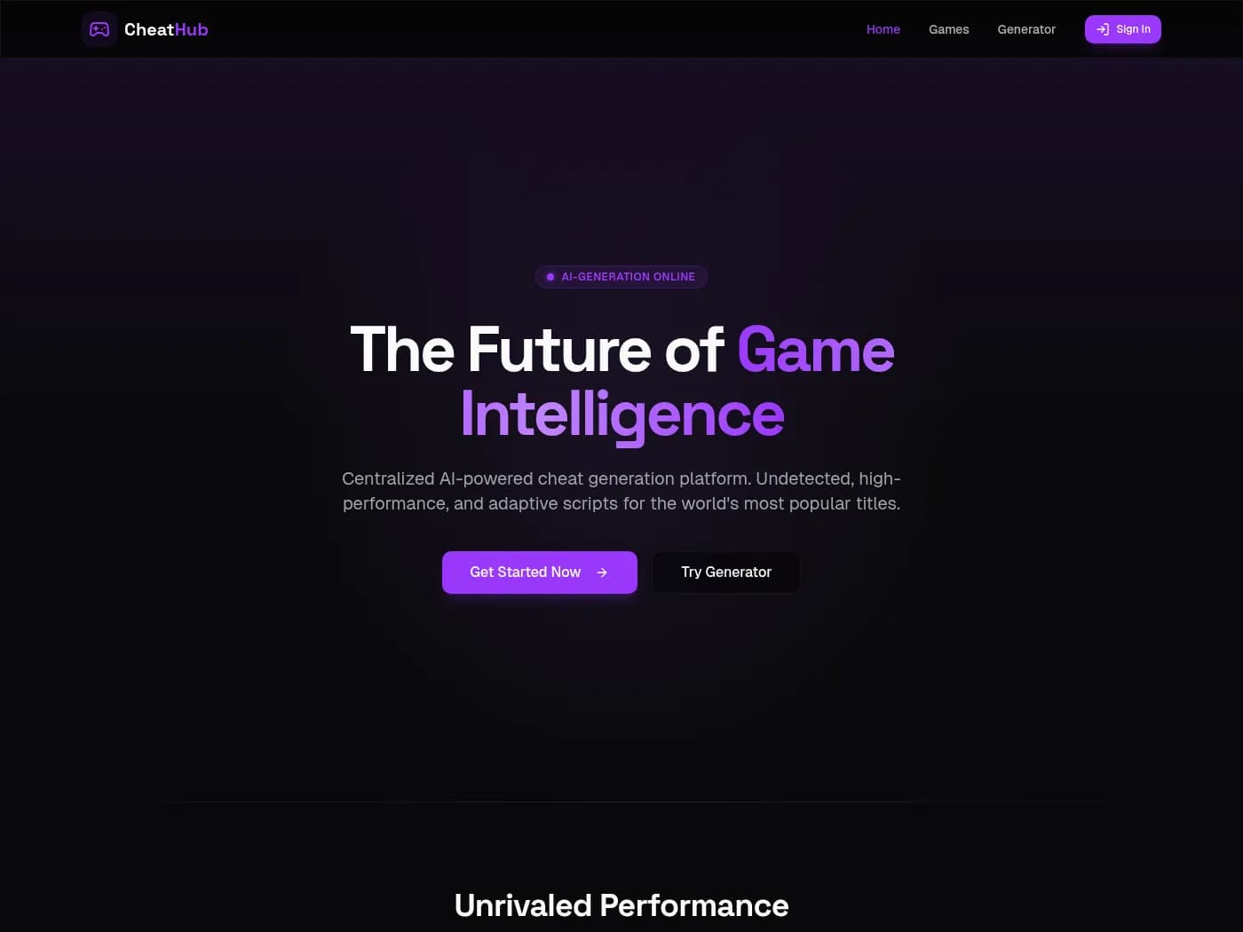 GameCheat AI Hub