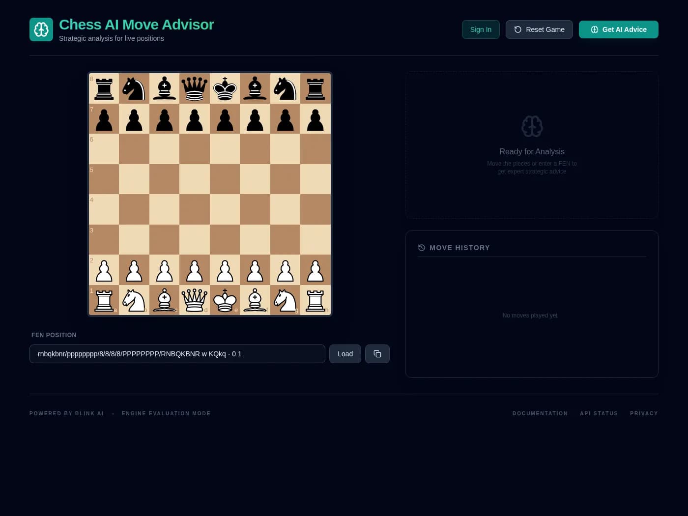 Chess AI Move Advisor