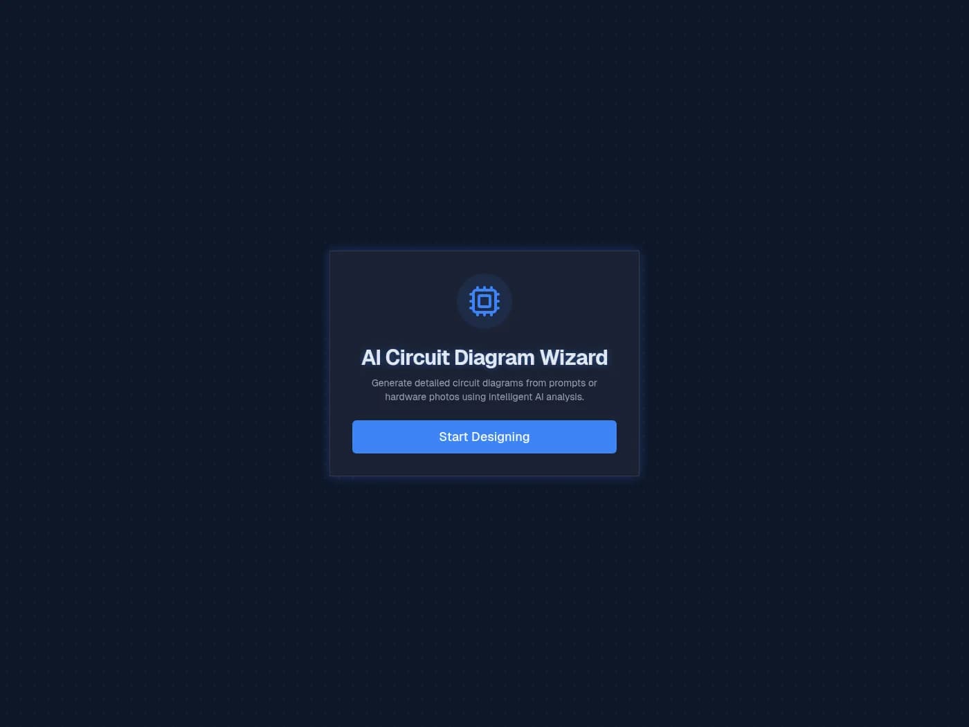 AI Circuit Diagram Wizard