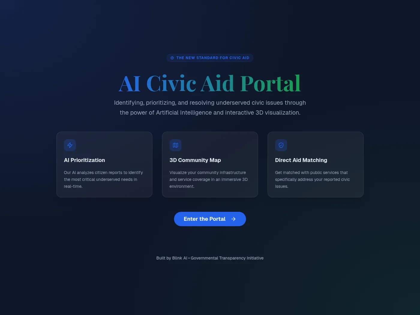 AI Civic Aid Portal
