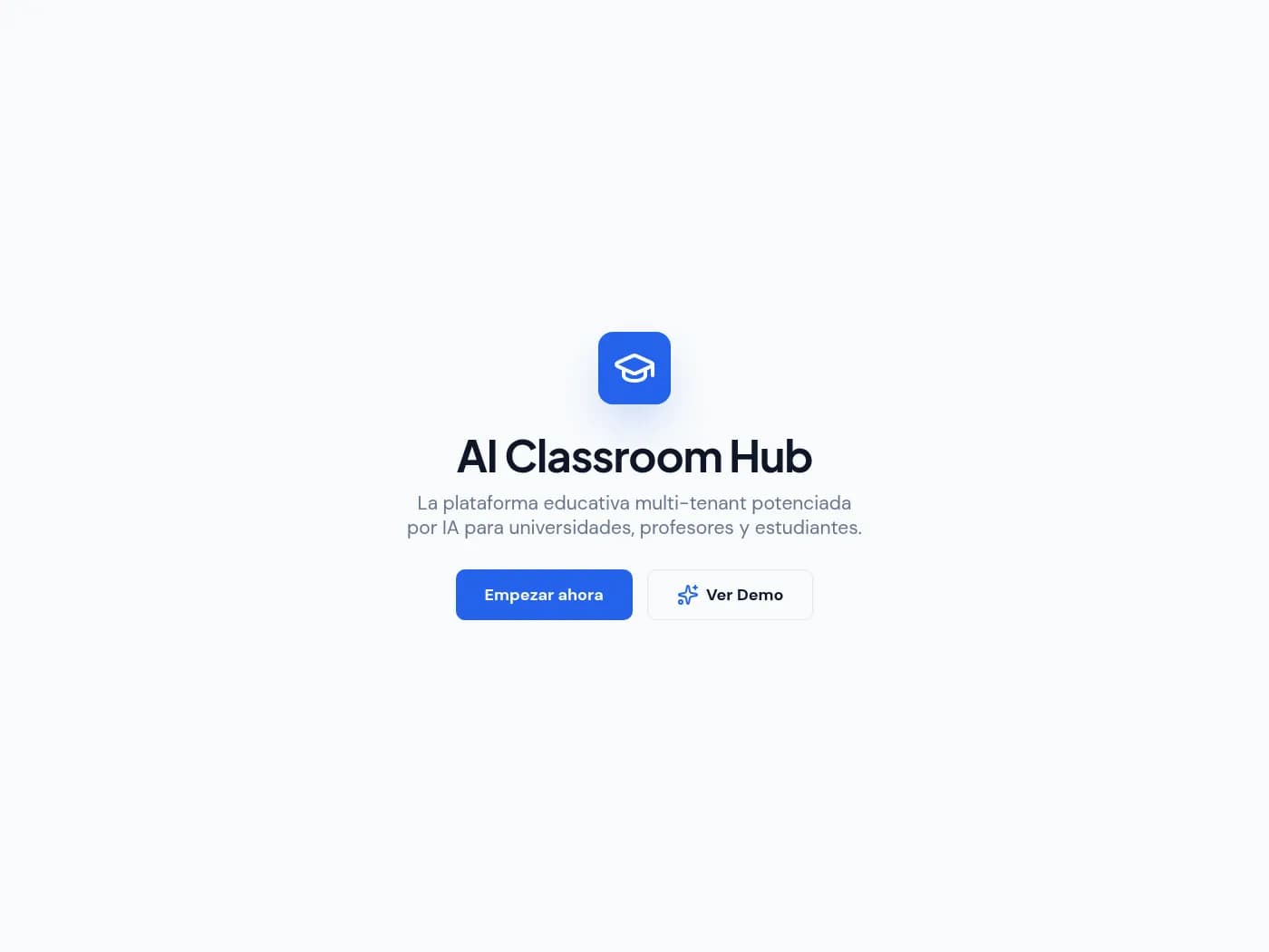 AI Classroom Hub