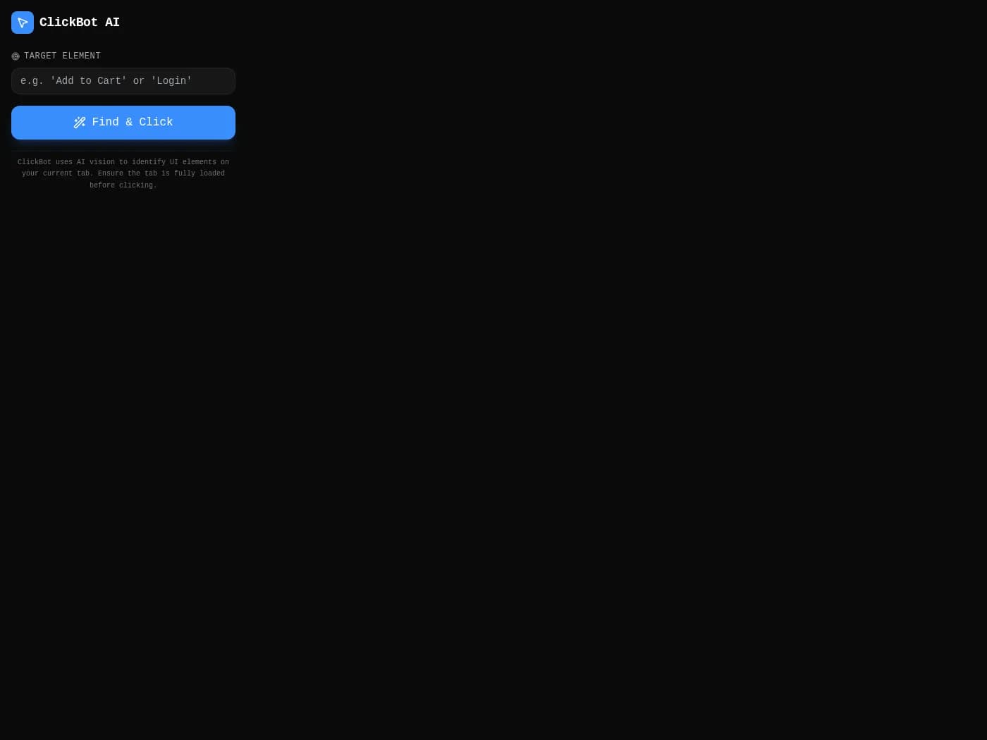 ClickBot AI Helper