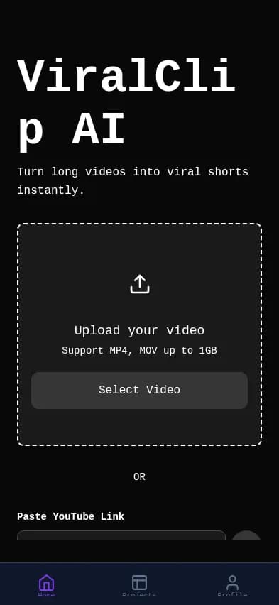ViralClip AI Studio