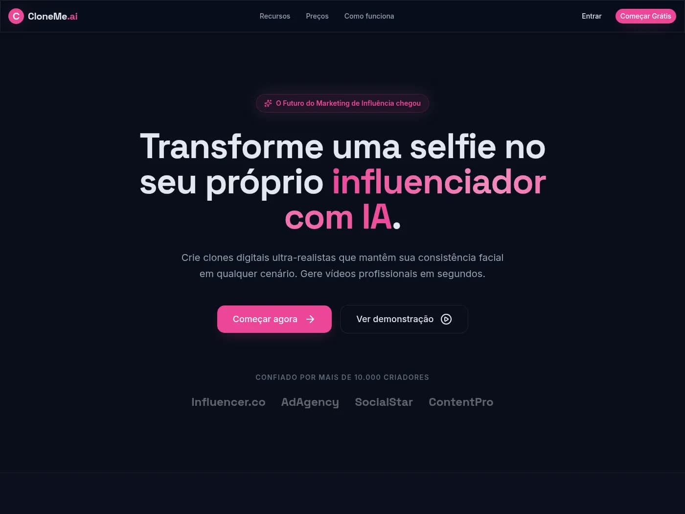 CloneMe Influencer AI