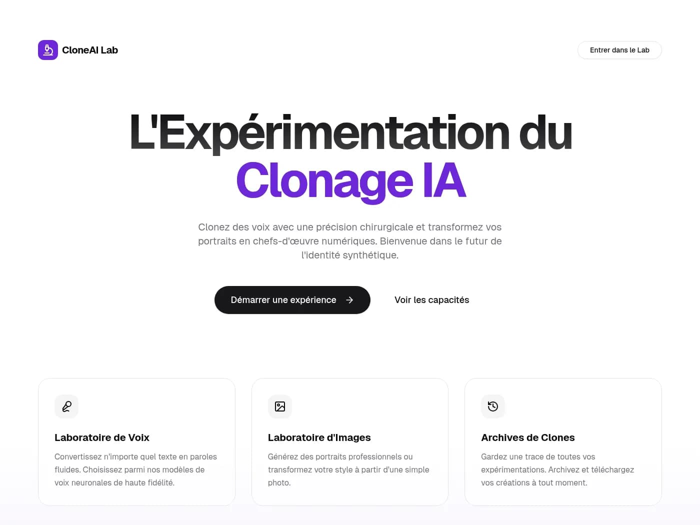 CloneAI Lab