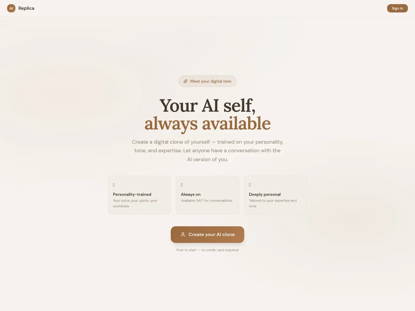 AI Replica Persona