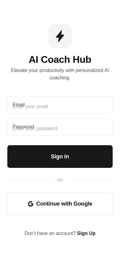 AI Coach Hub