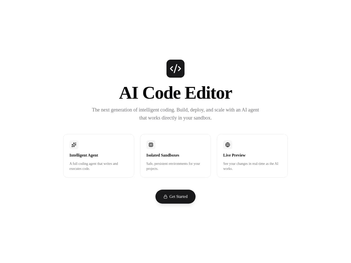 AI Code Editor
