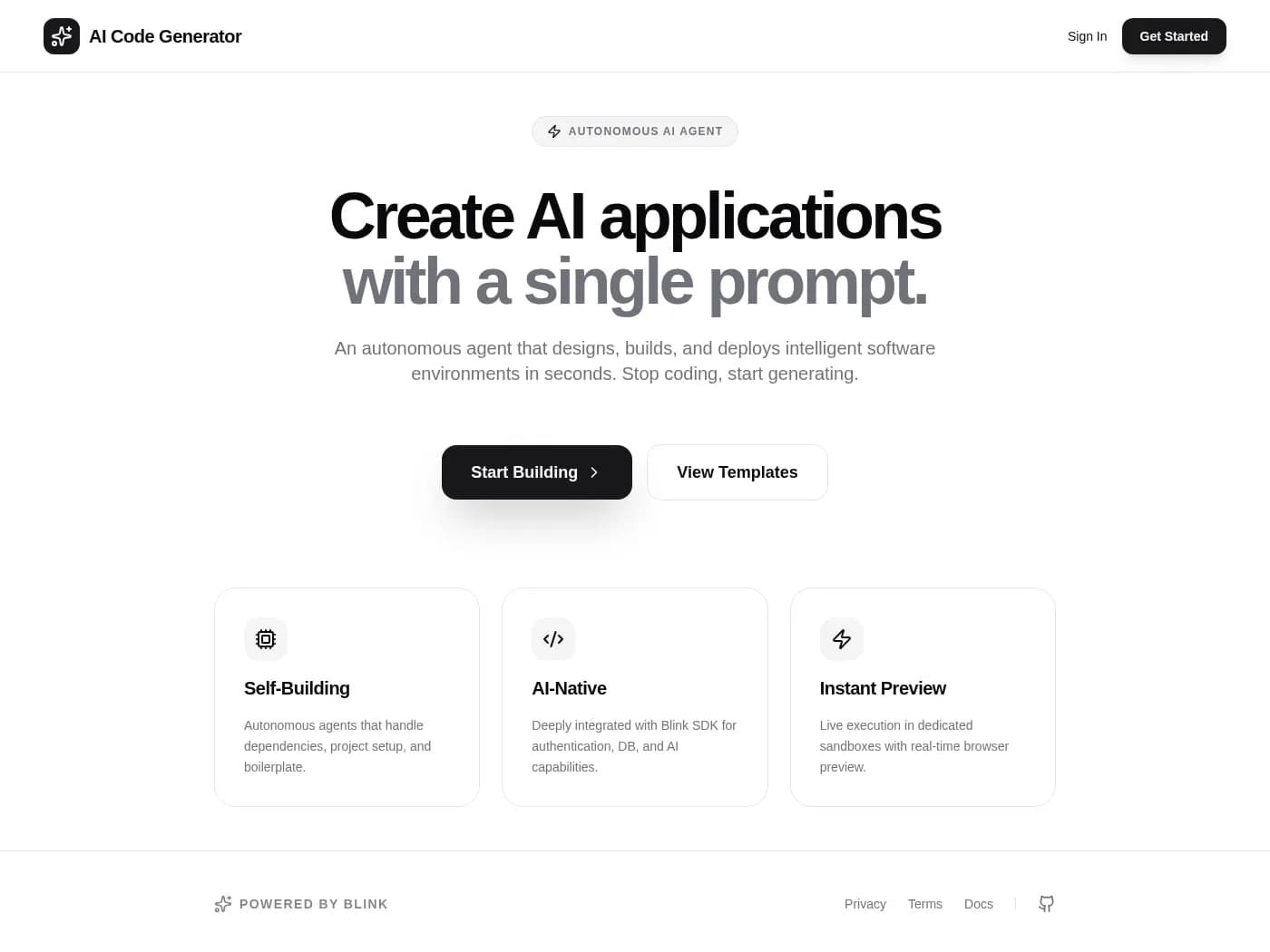 AI Code Generator
