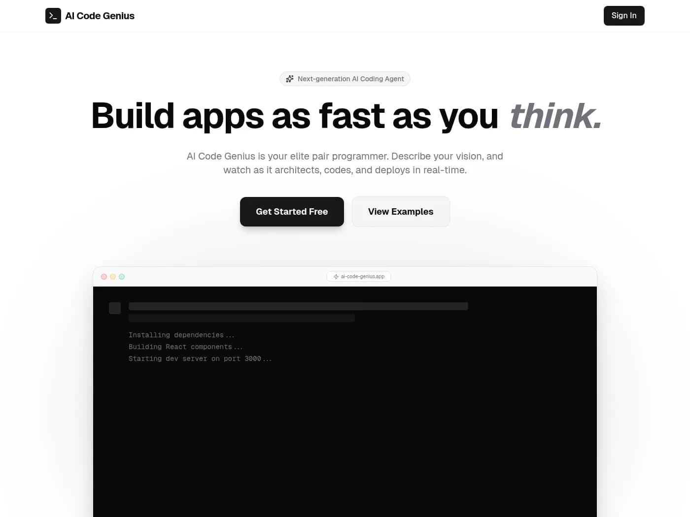 AI Code Genius