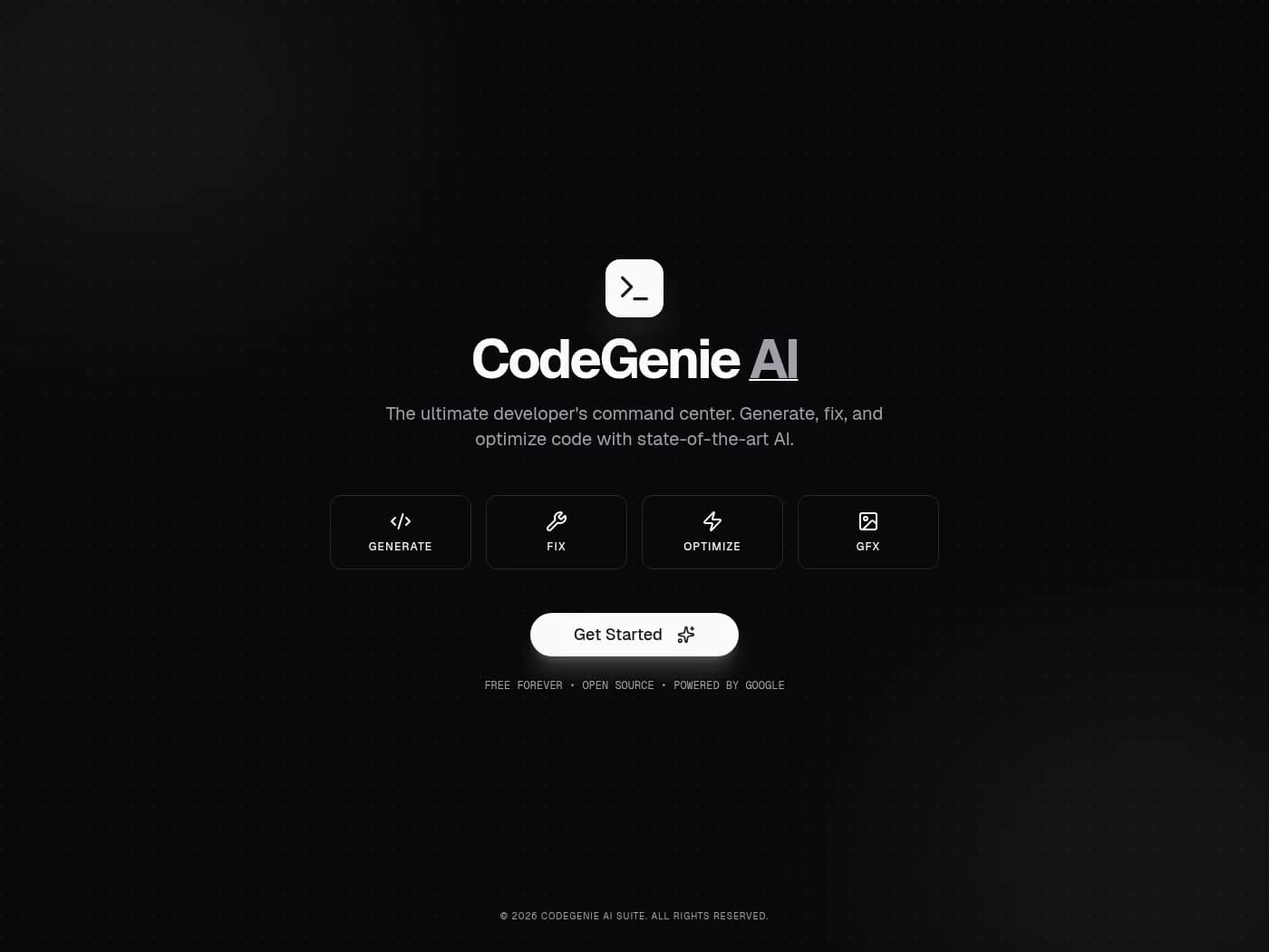 CodeGenie AI Suite