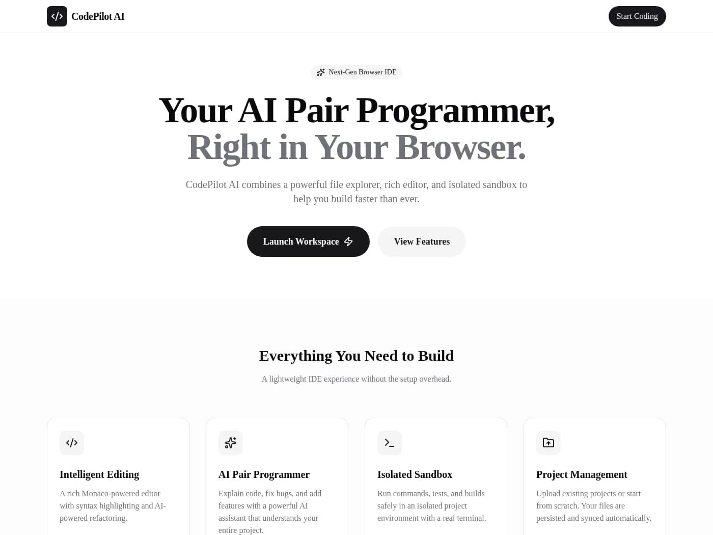 CodePilot AI IDE