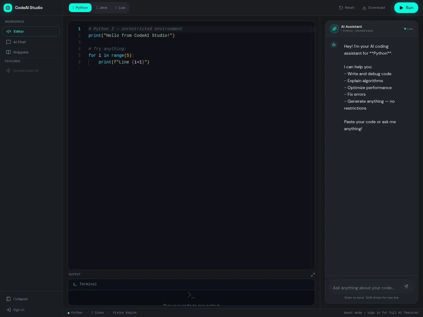 CodeAI Studio