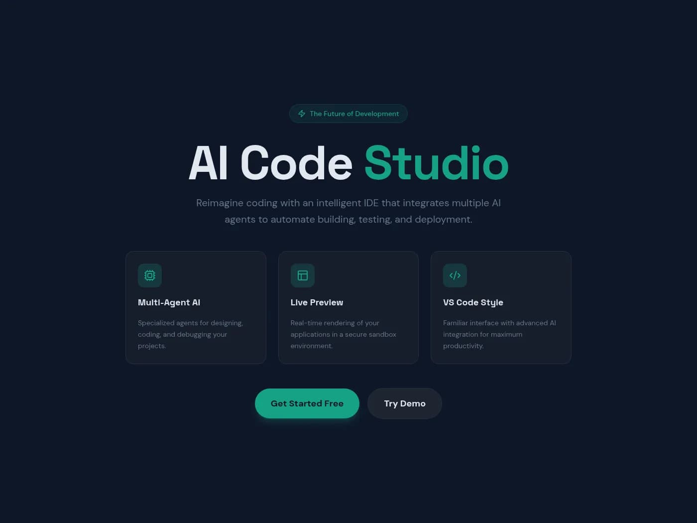 AI-Powered Code Studio