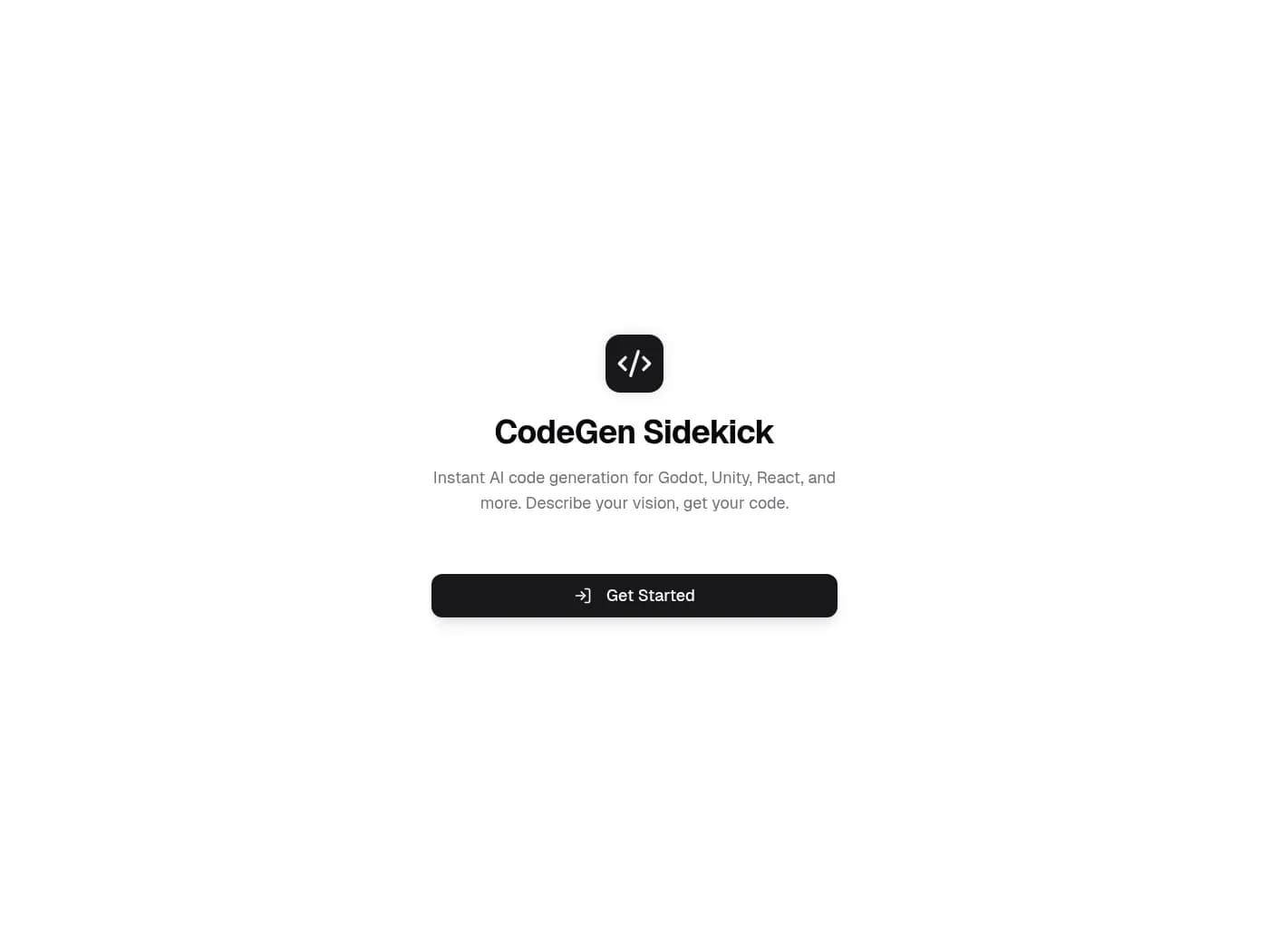 CodeGen Sidekick